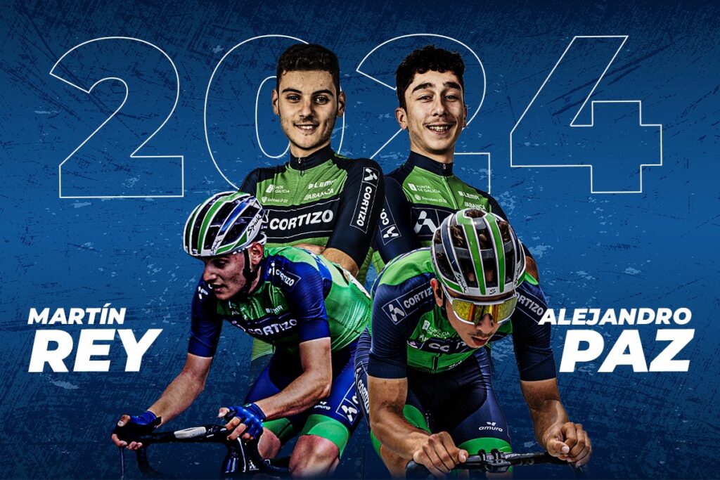 Martín Rey y Alejandro Paz renuevan con el equipo Cortizo - El Pelotón