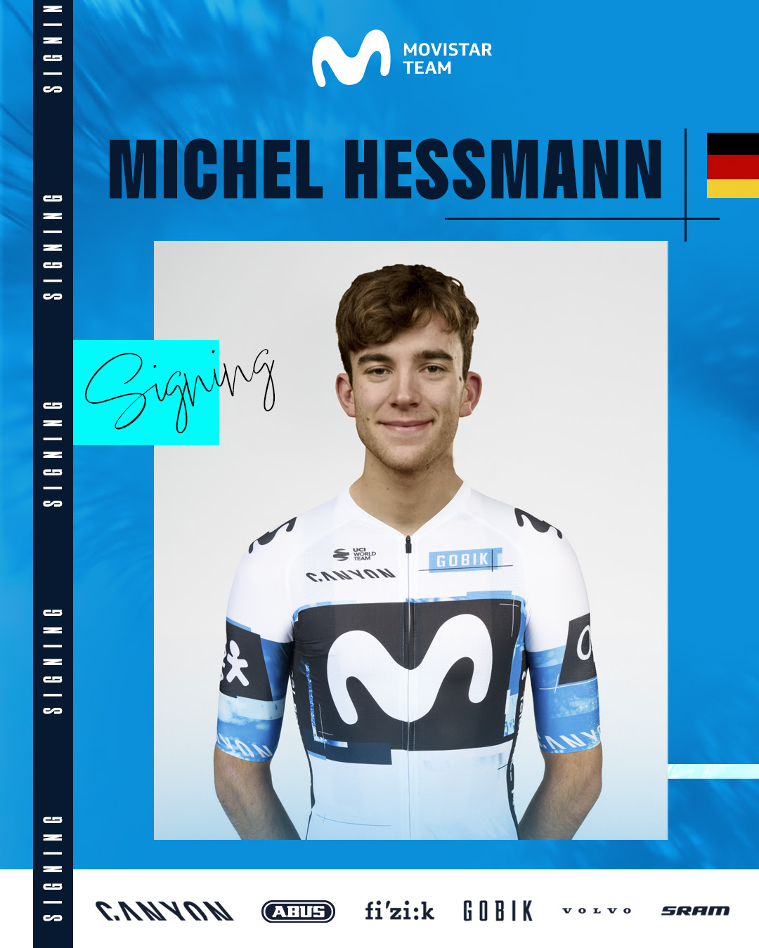 Michel Hessmann ficha por Movistar Team - El Pelotón