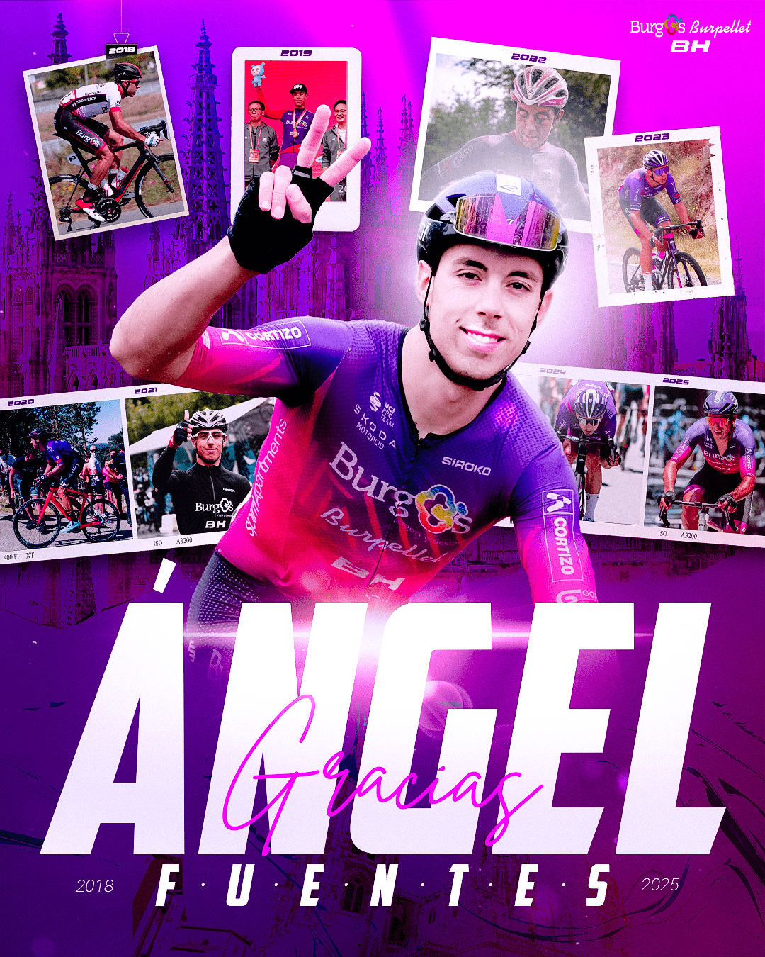 Ángel Fuentes deja el ciclismo tras seis temporadas en el Burgos ...
